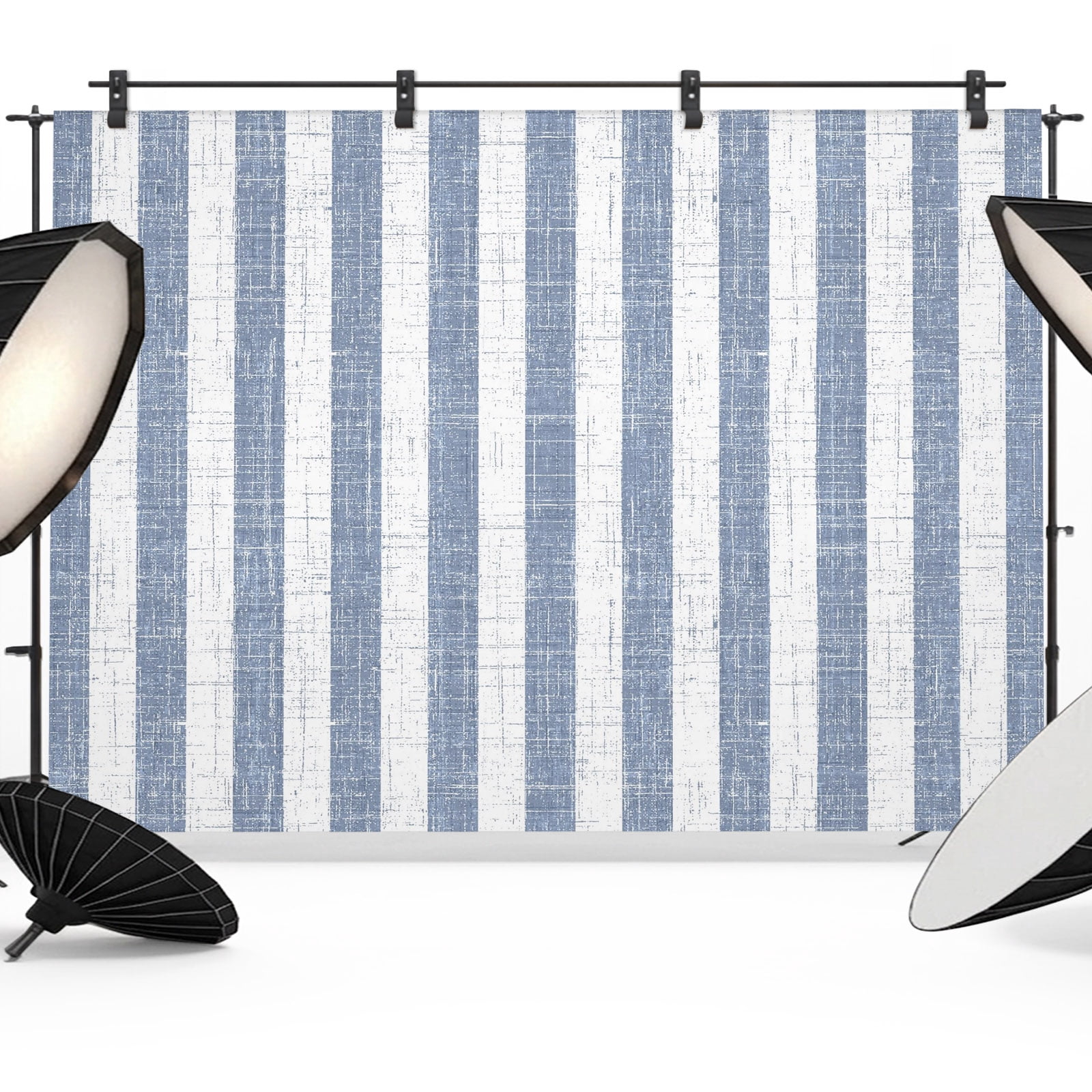 Blue Stripes Backdrops for Photography, Modern Abstract Linens ...