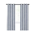 Blue Stripes Blackout Curtains for Bedroom Living Room, Modern Abstract ...