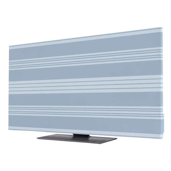 Blue Stripes TV Cover for 50 Inch Screen,Stretch Fabric Dustproof TV ...