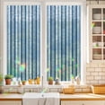 Blue Stripes Window Privacy Film Classic Minimalist Stripe Modern ...