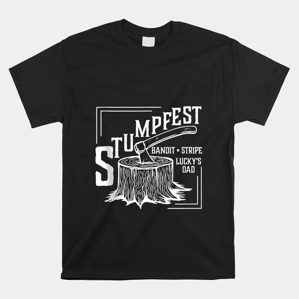 Blue Stumpfest Bandit Stripe And Luckys Dad Shirt - Walmart.com