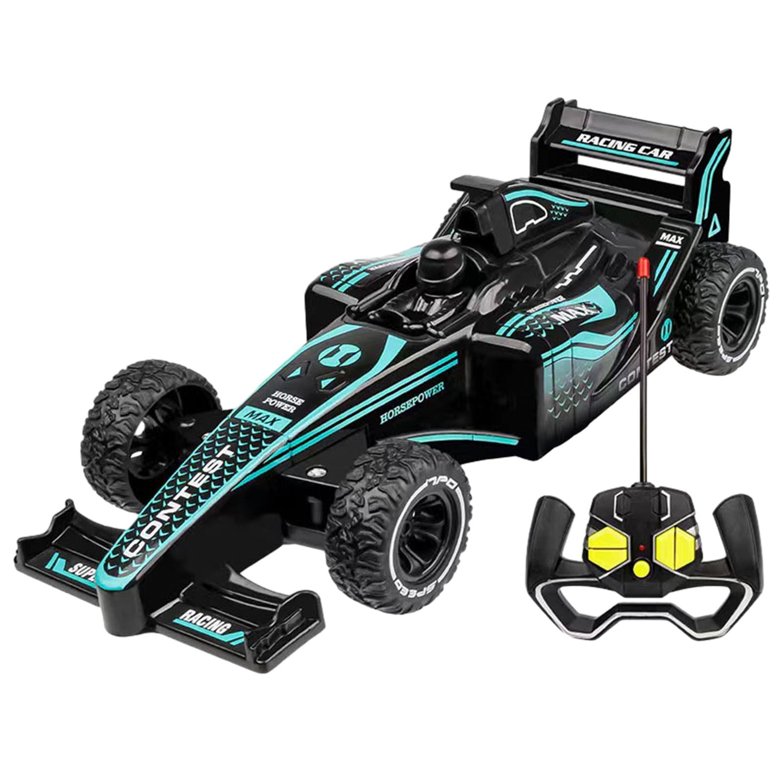 Blue Stunt Drift Remote Control Car 4 Channel Rechargeable Rc Racing ...