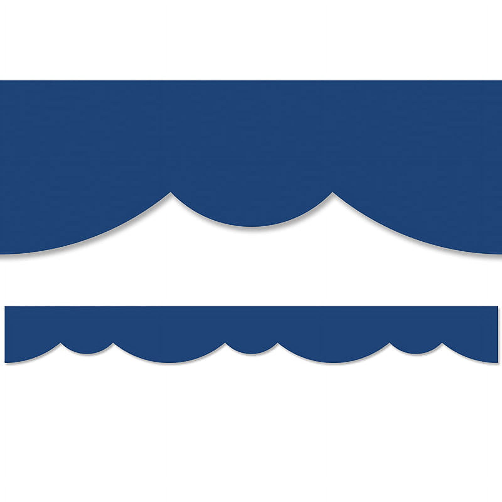 Blue Stylish Scallops EZ Border, 48 Feet | Bundle of 10 Packs - Walmart.com