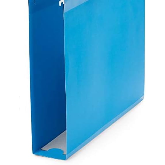 Blue Summit 50 Extra Capacity Hanging File Folders Letter Size, 2 Inch ...