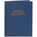 Blue Summit Estate Planning Document Pocket Folder, Blue Pocket Folder ...
