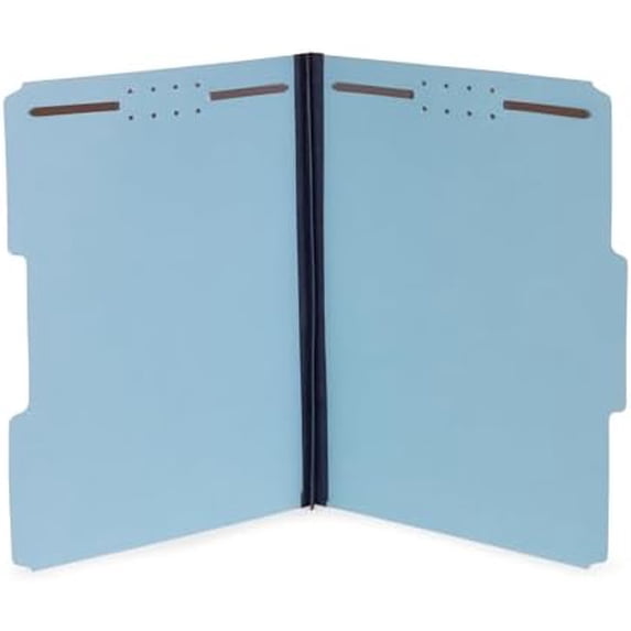 Blue Summit Pressboard File Folders, 1 Inch Expansion Pressboard ...