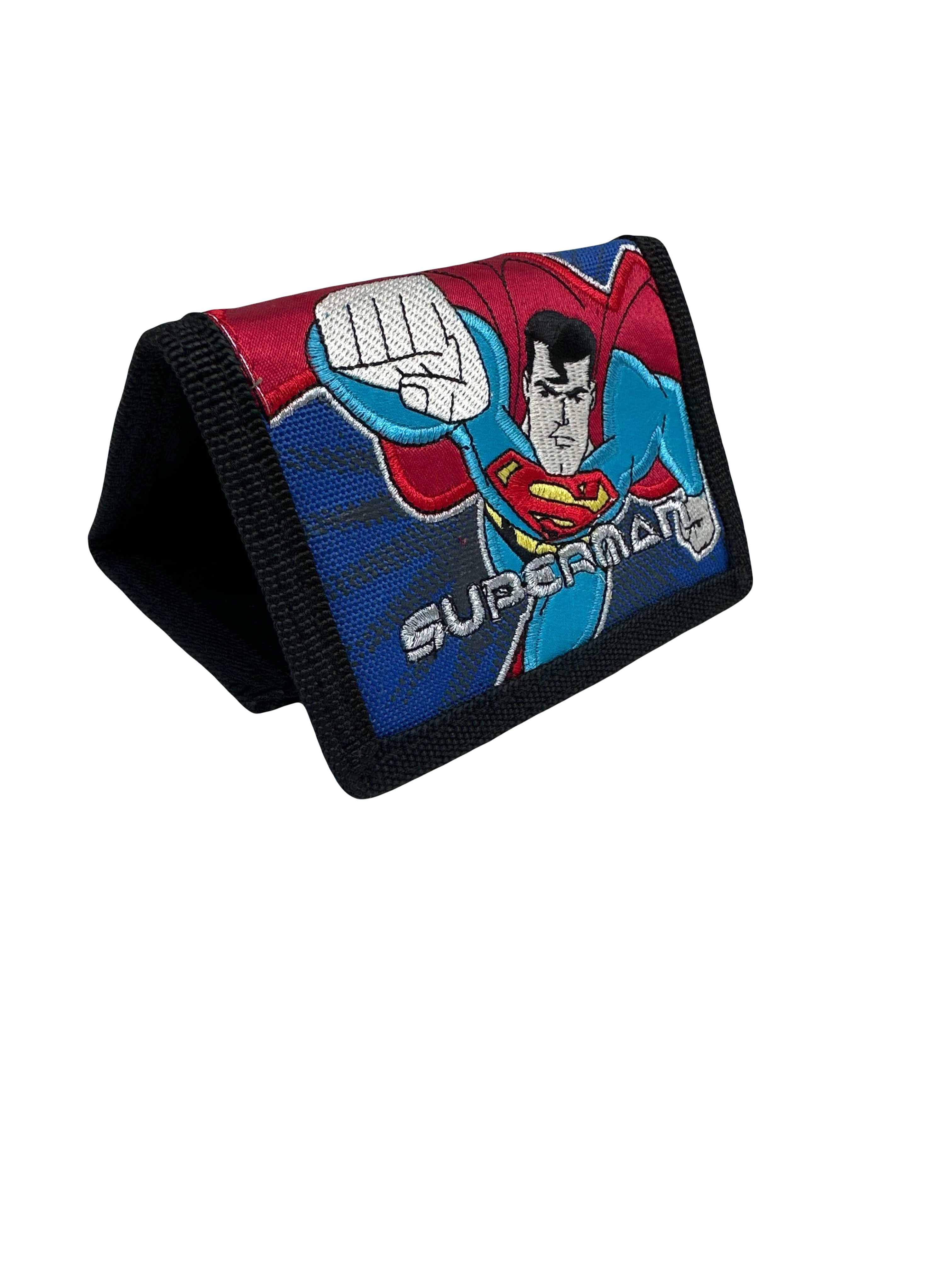 Blue Superman Wallet -DC Heroes Trifold Wallet - Walmart.com