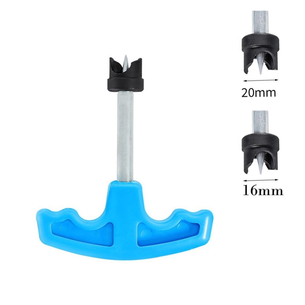 Blue T-Shaped 16Mm/20Mm Punch Hole Opener Tool Pe Pipe Bypass Hole ...