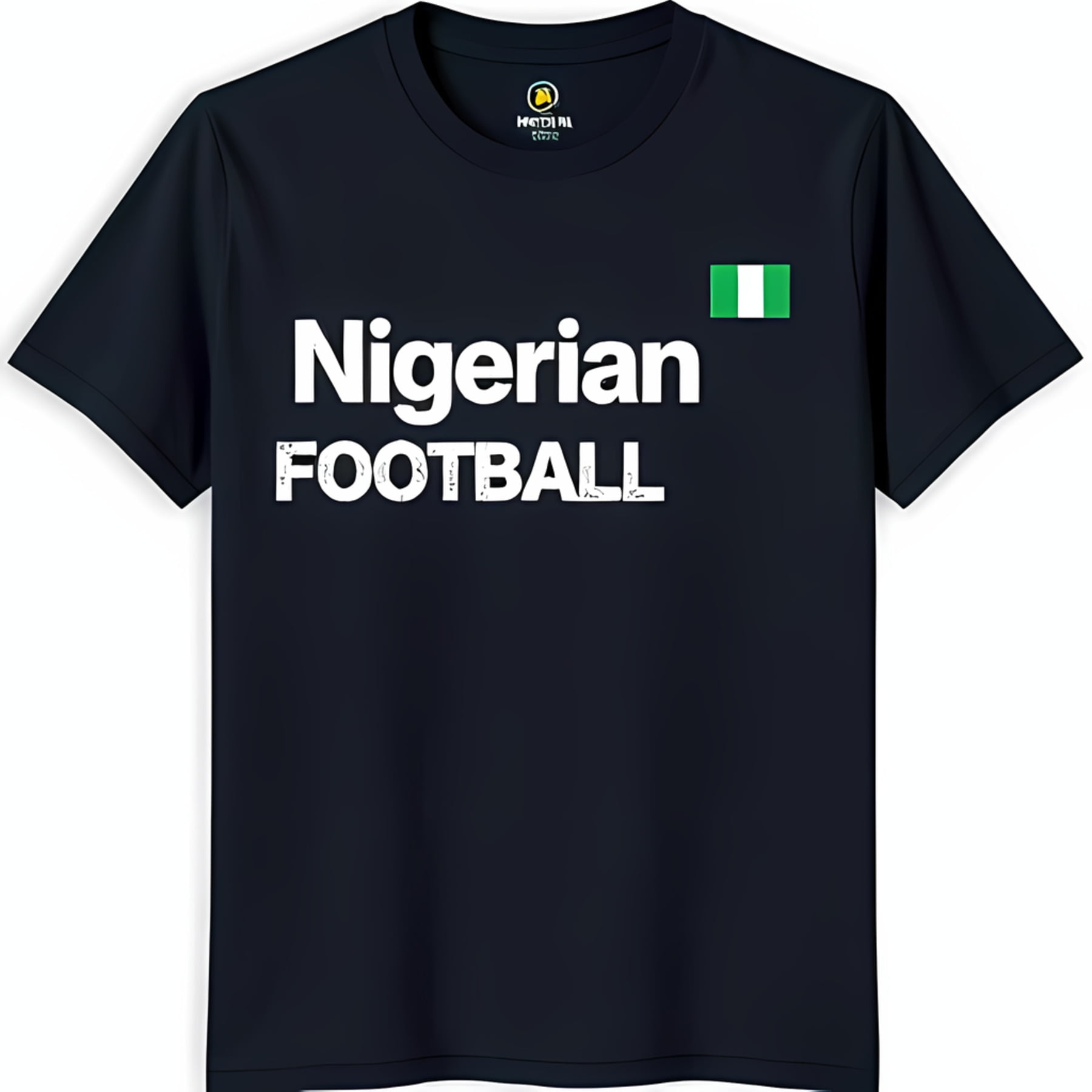 Blue T-Shirt with 'Nigerian ' Graphic & Nigerian Design - Walmart.com