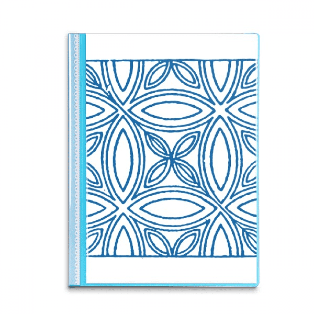 Blue Talavera Ilustration Decorative Pattern Book Sheet Protectors ...