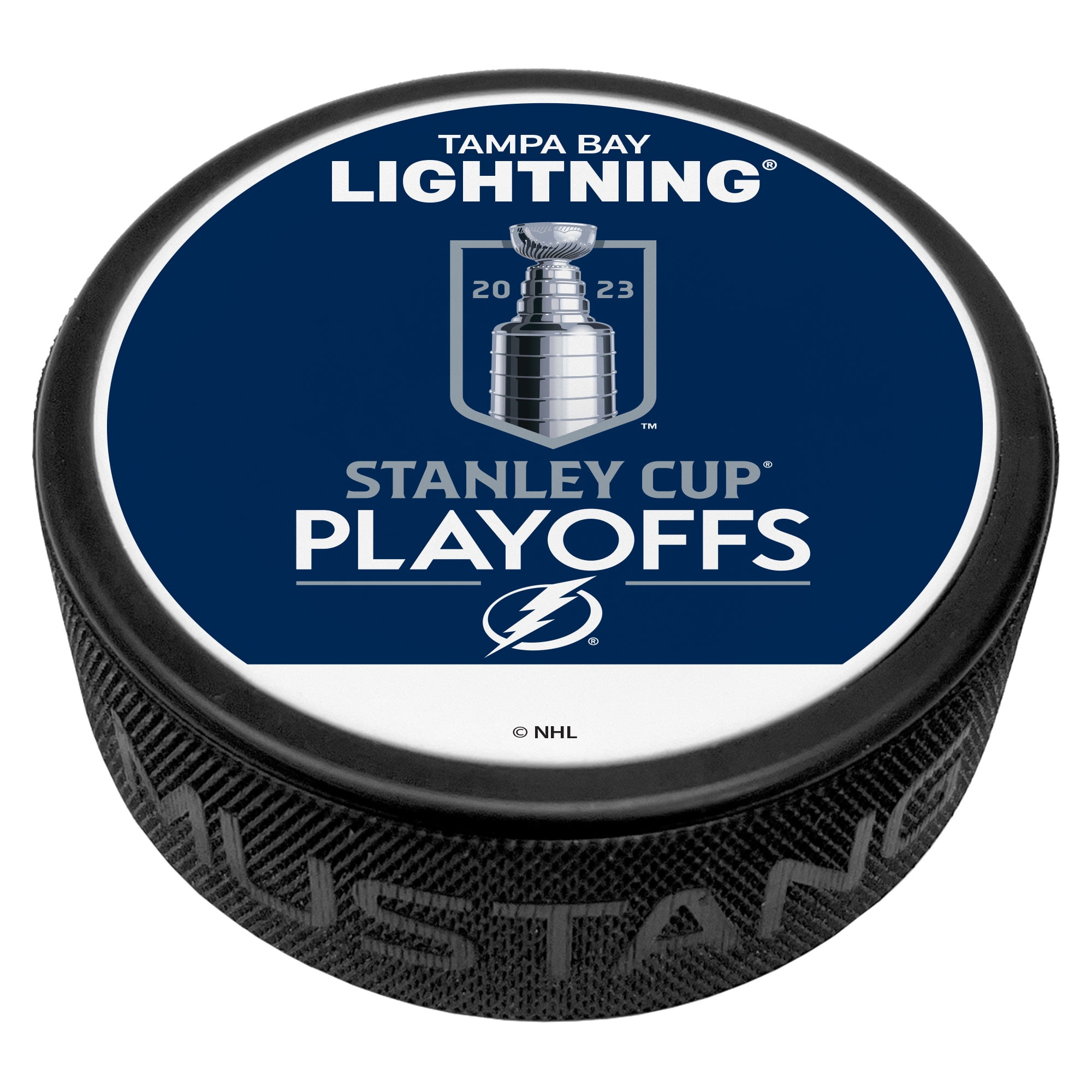 Blue Tampa Bay Lightning 2023 Stanley Cup Playoffs Hockey Puck ...