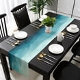 Blue Teal Ombre Table Runner 48 Inches Long - Coastal Beach Modern ...