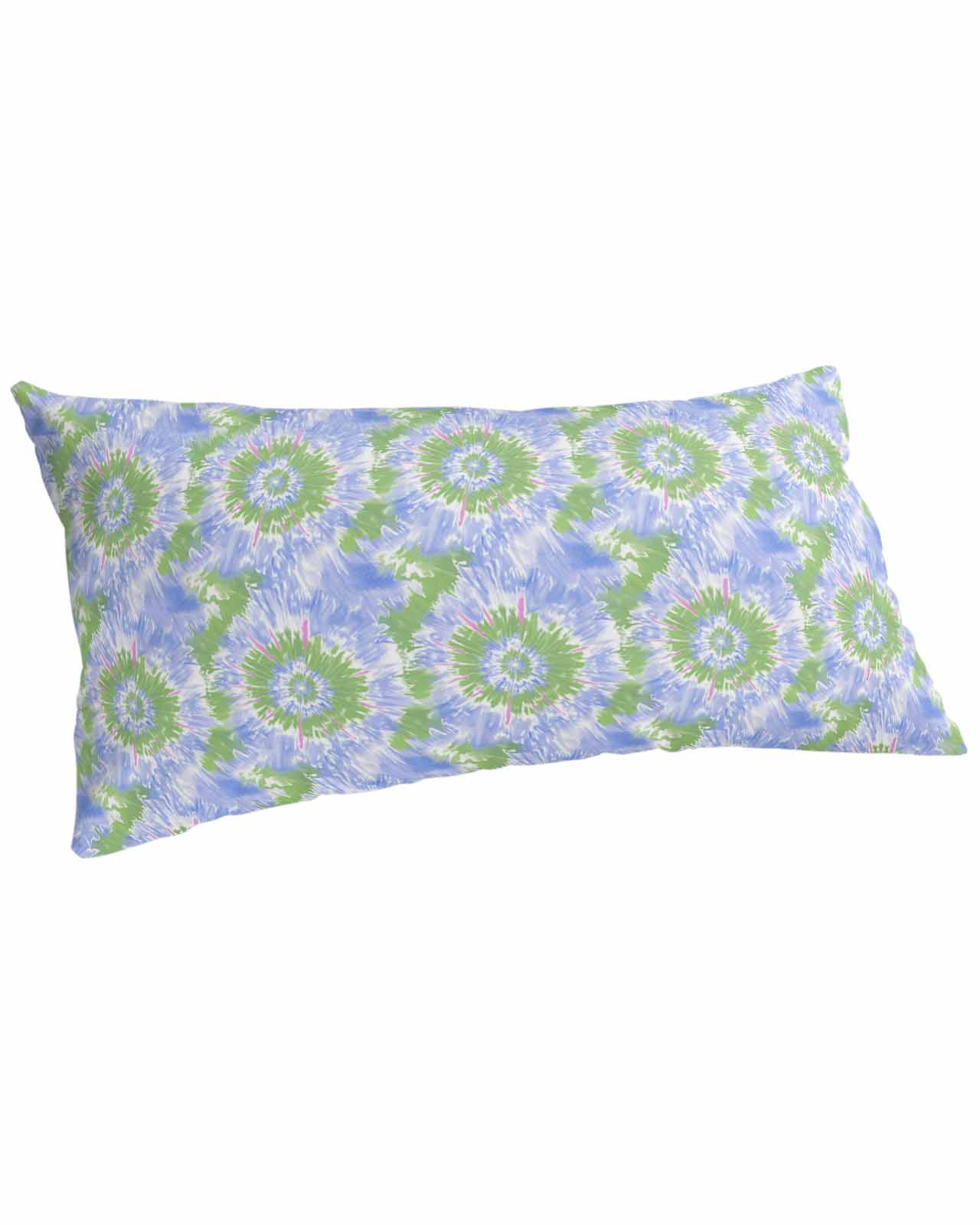 Blue Teal Pillow Covers King Size, Modern Tie Dyeing Contemporary ...