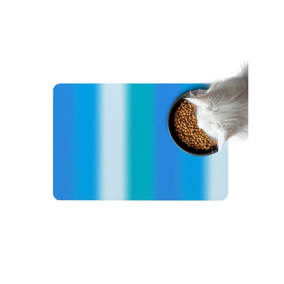 Blue Teal White Gradient Doormat Non Slip Diatomaceous Earth Door Mat ...