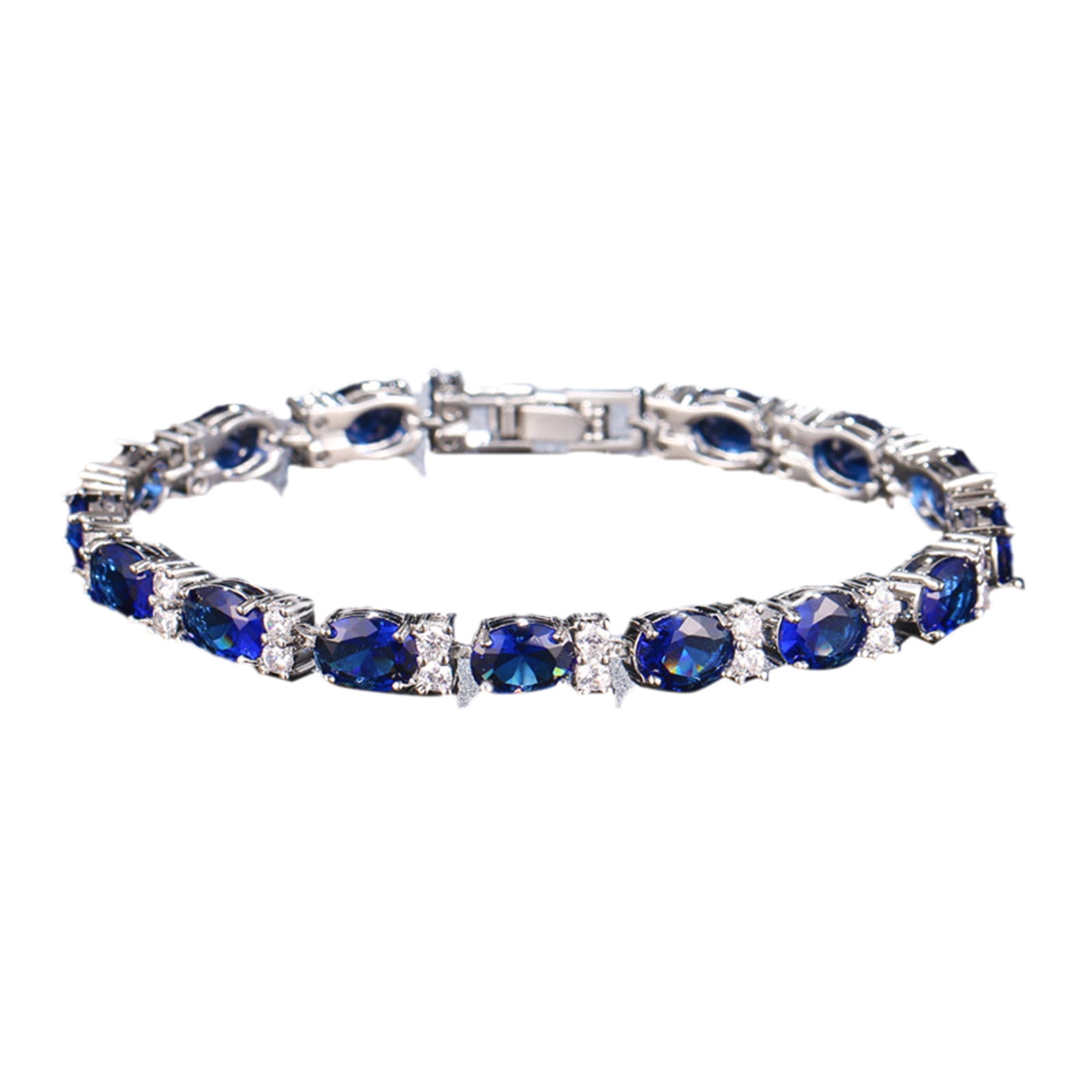 Blue Tennis Bracelets For Women Multiple Colors Bracelets Birthstone ...