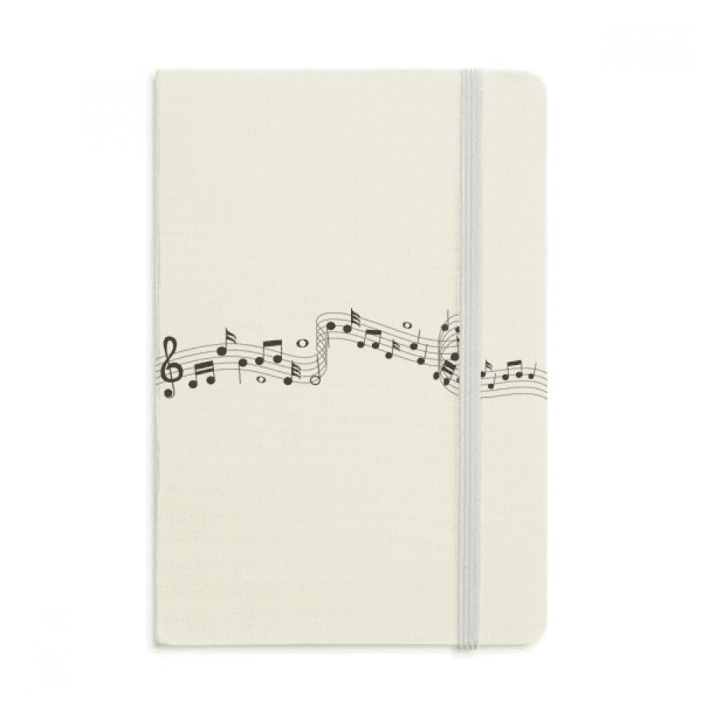 Blue Terweavg Music 5-le Staff Notebook Fabric Hard Cover Classic ...