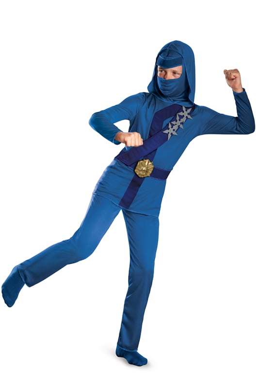 Disguise Shadow Ninja Blue Thunder Ninja Classic Boys Costume - Walmart.com