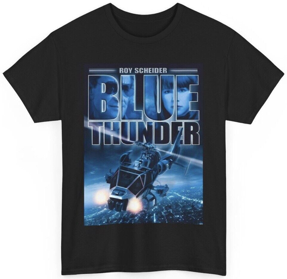 Blue Thunder T Shirt - Roy Scheider - 80's Classic Poster Art - New ...