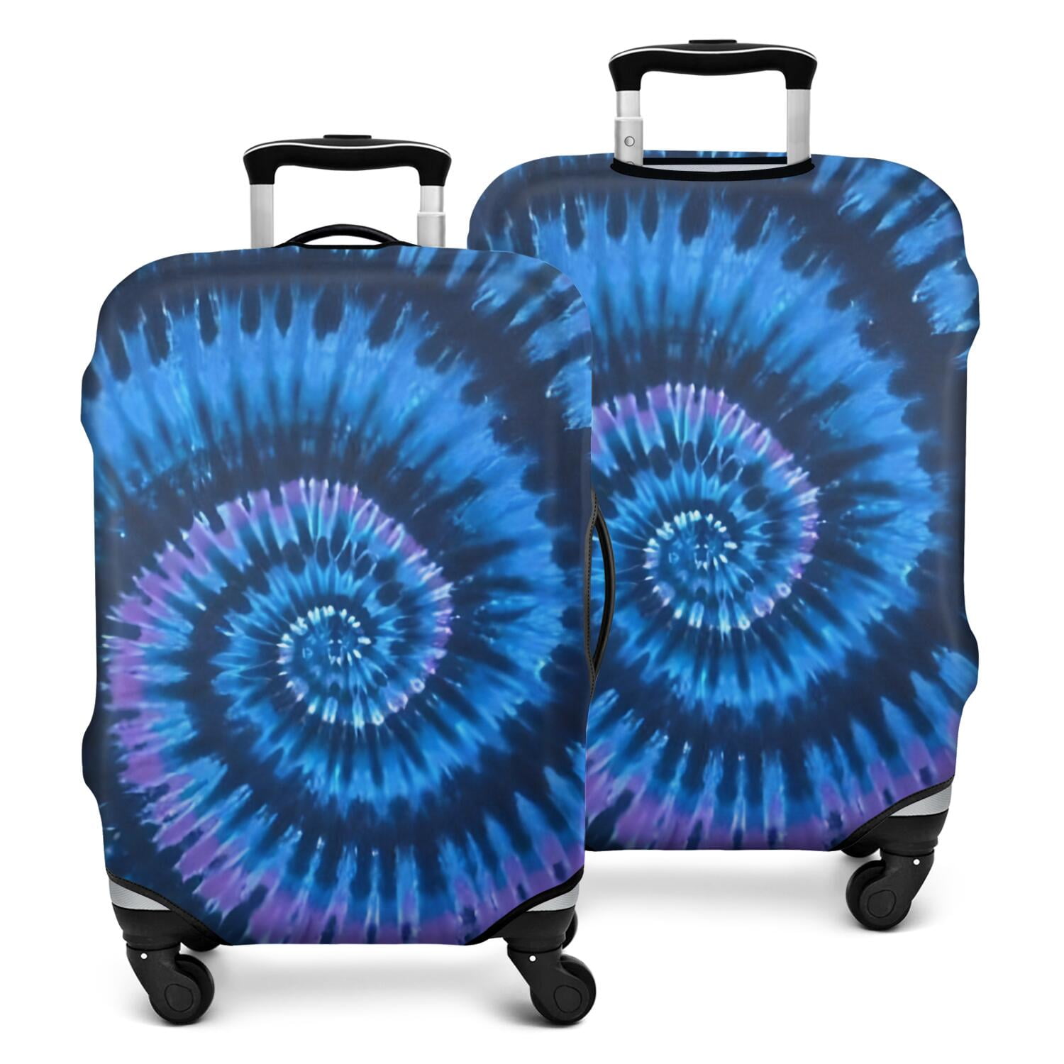Blue Tie Dye Pattern Luggage Cover Fashion Suitcase Cover Baggage ...