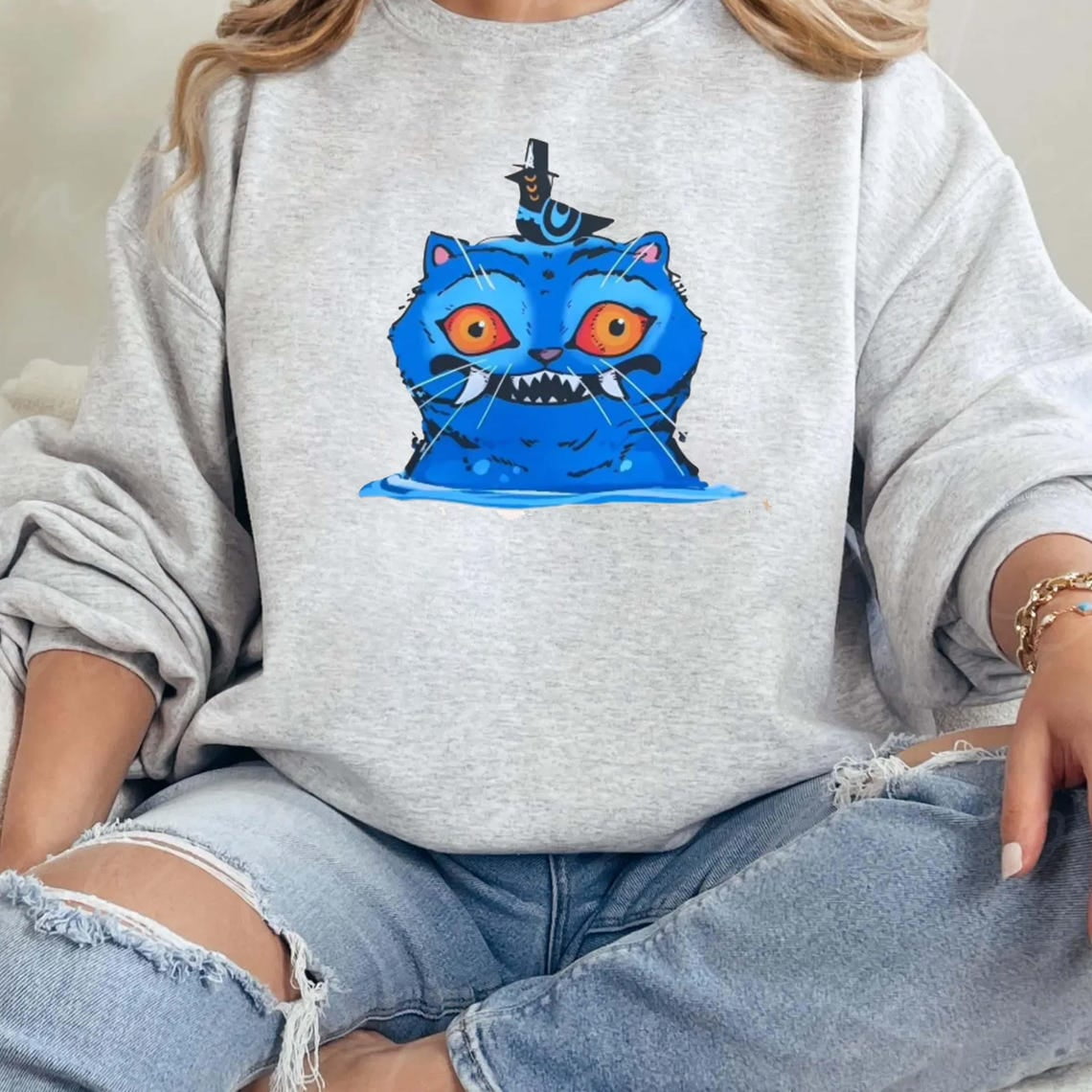 Blue Tiger & Magpie Graphic Tee, Kpop Demon Hunter Theme Shirt, Hunters ...