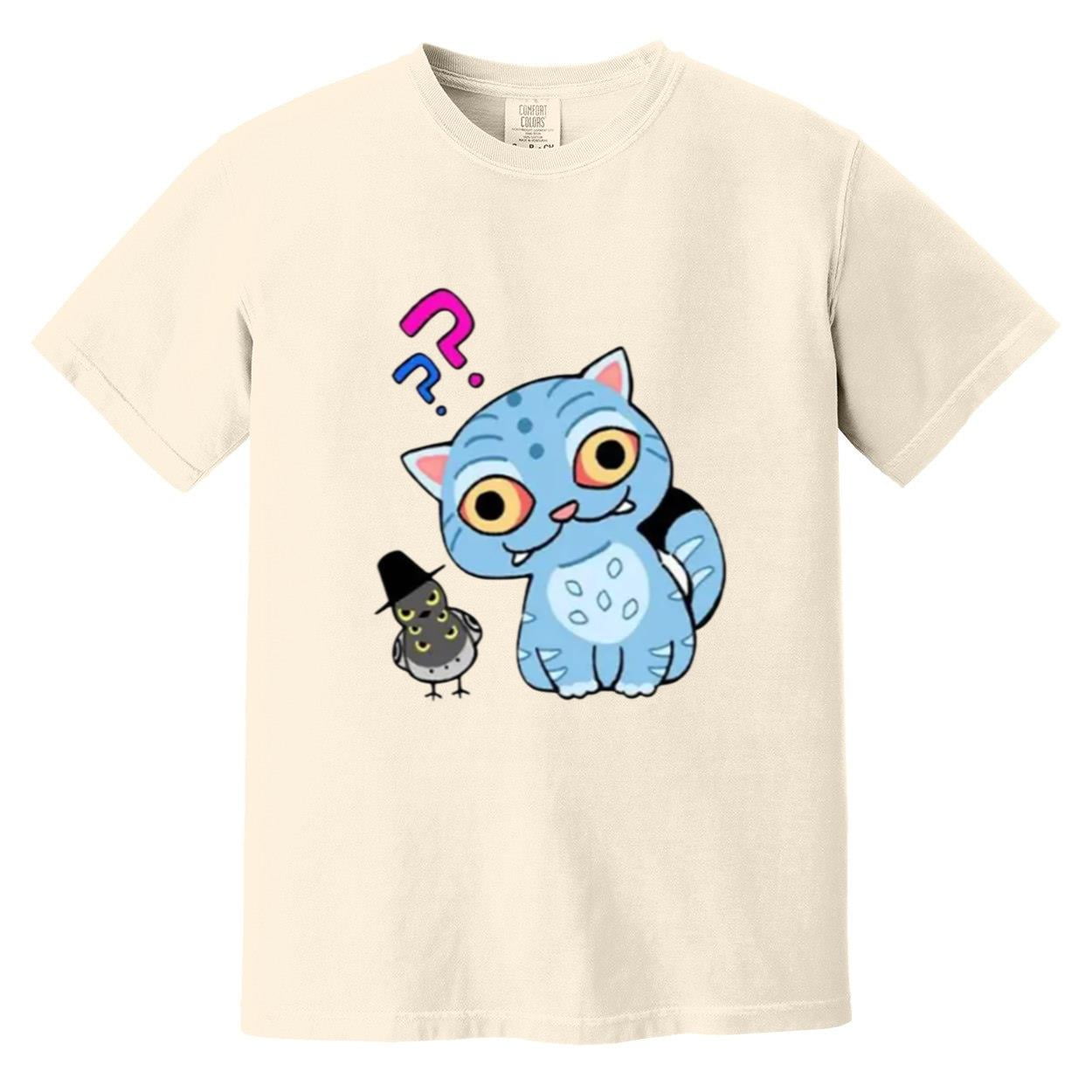 Blue Tiger Magpie K-Pop Demon Hunters Fan Merch Music Comfort Color T ...