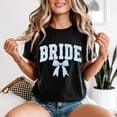 Blue Toile Coquette Bride Future Mrs T-Shirt - Walmart.com