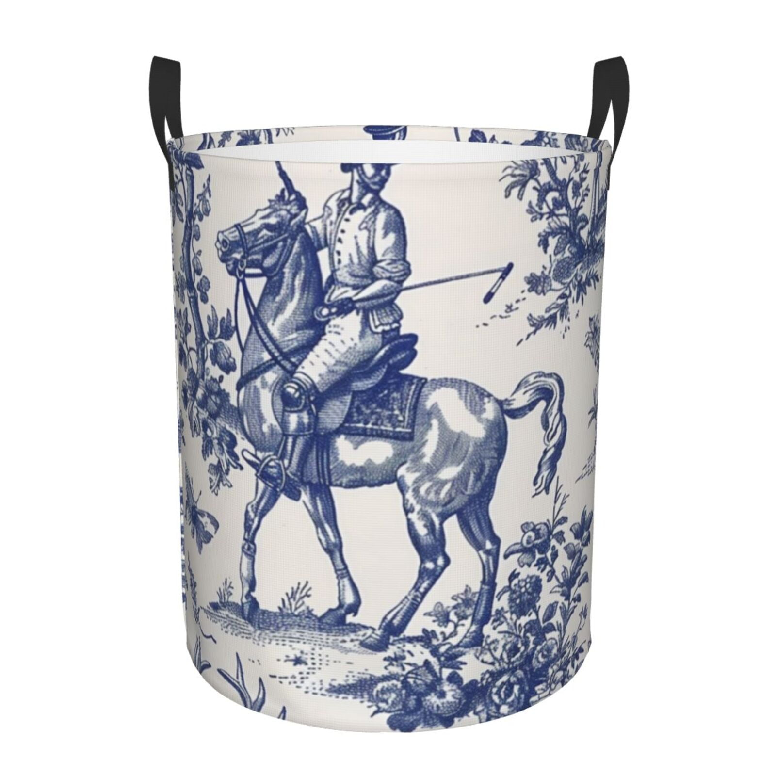 Blue Toile de Jouy with and er Circular - Clothes , used for organizing ...