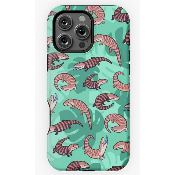 Blue Tongue Skink Lizard Phone Case for iPhone 16 15 14 13 12 11 Pro ...