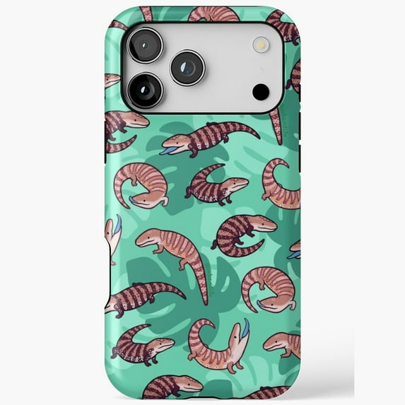 Blue Tongue Skink Lizard Reptile Pet Animal Design Art iPhone Case 17 ...