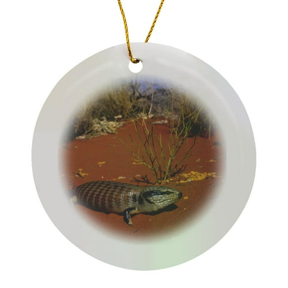 Blue-Tongued Skink Lizard, Ayers Rock, Australia.-Au01 Ksc0014 - Kevin ...