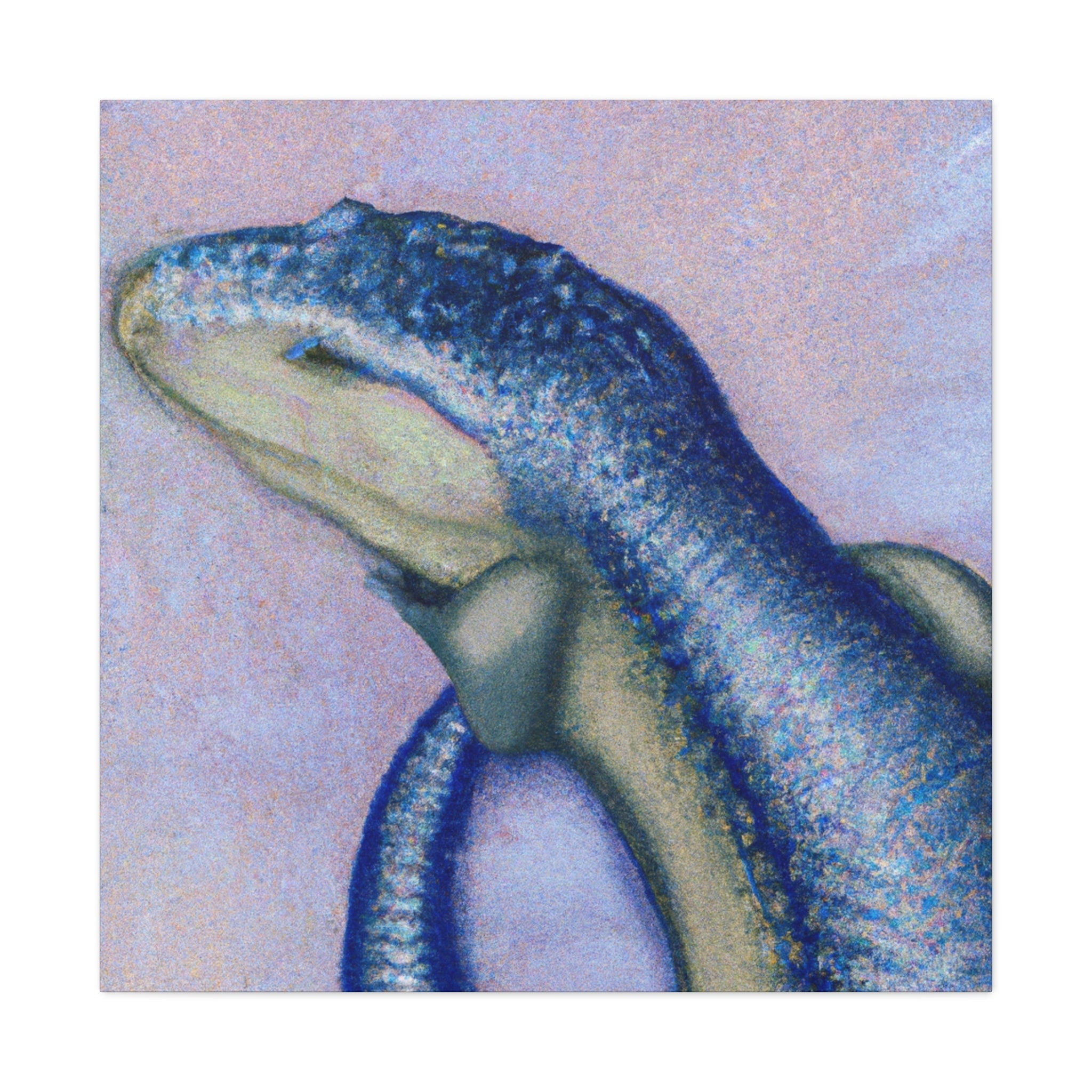 "Blue-Tongued Skink Majesty" - Canvas - Walmart.com