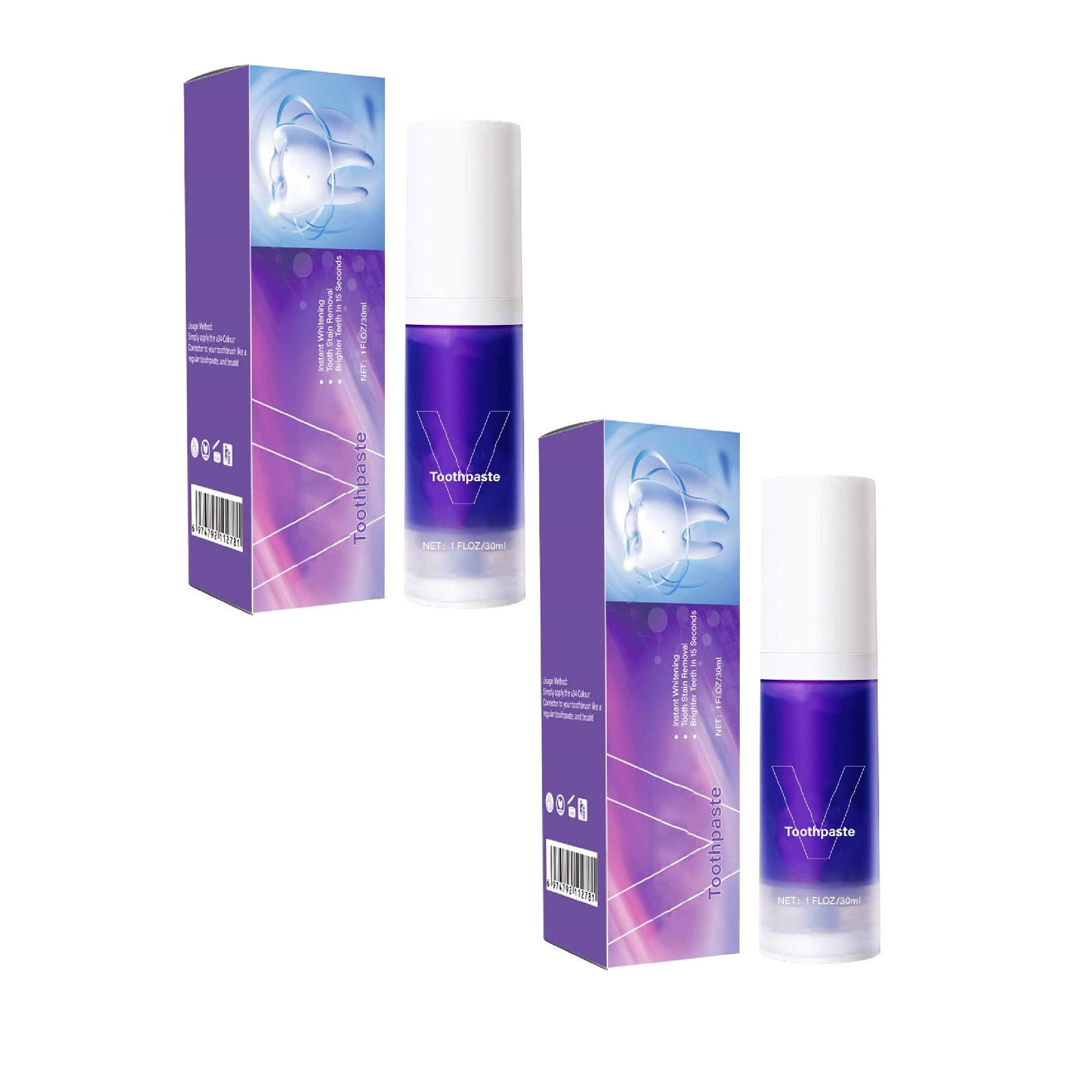 Blue Toothpaste for Women, Colour Corrector Purple Teeth Tooth Stain ...