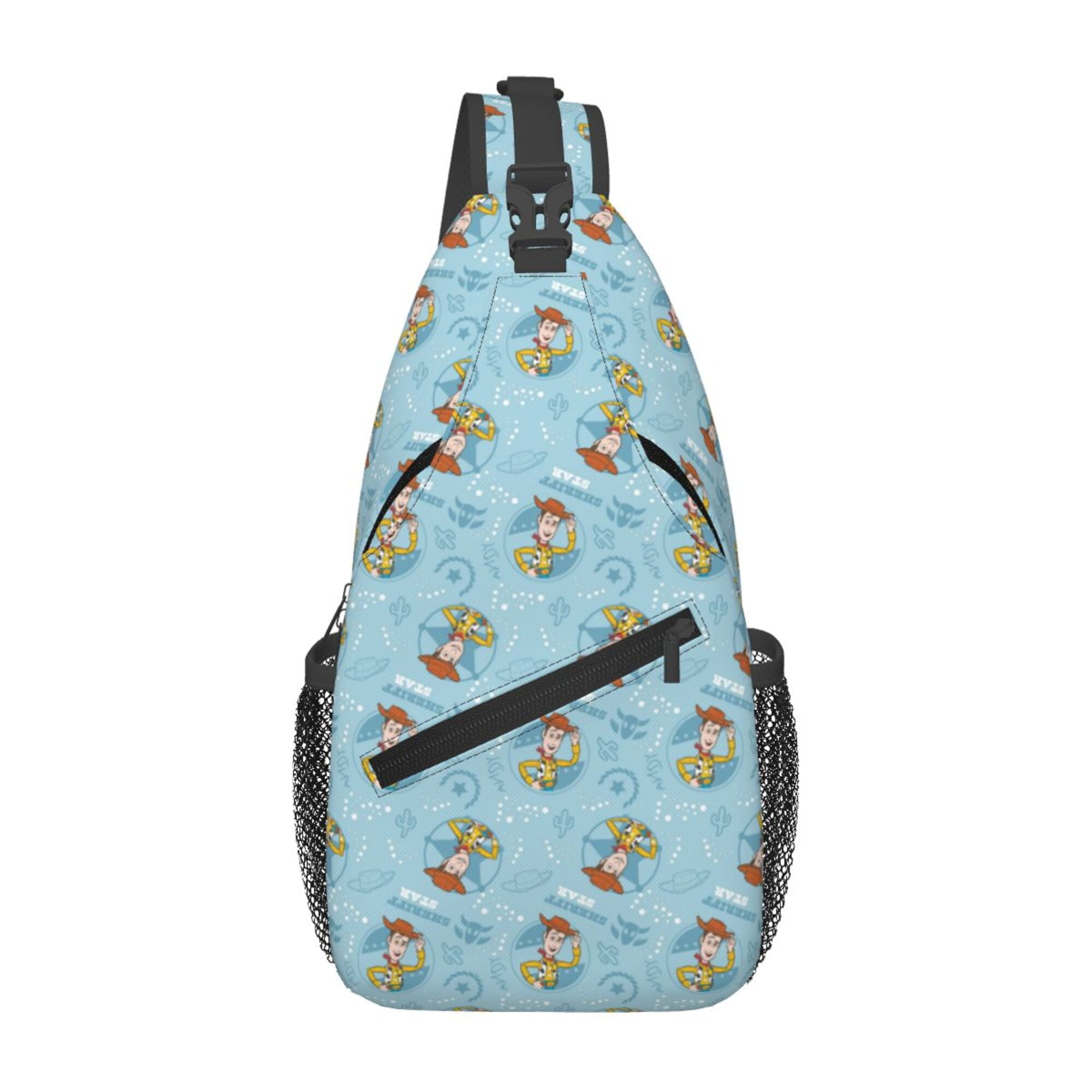 Blue T-oy St-ory Woody Sling Bag Camping Crossbody Chest Pack Travel ...
