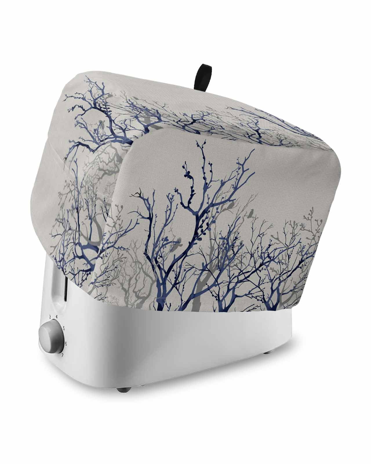 Blue Tree Toaster Cover 2 Slice, Small Kitchen Appliance Covers, Retro ...
