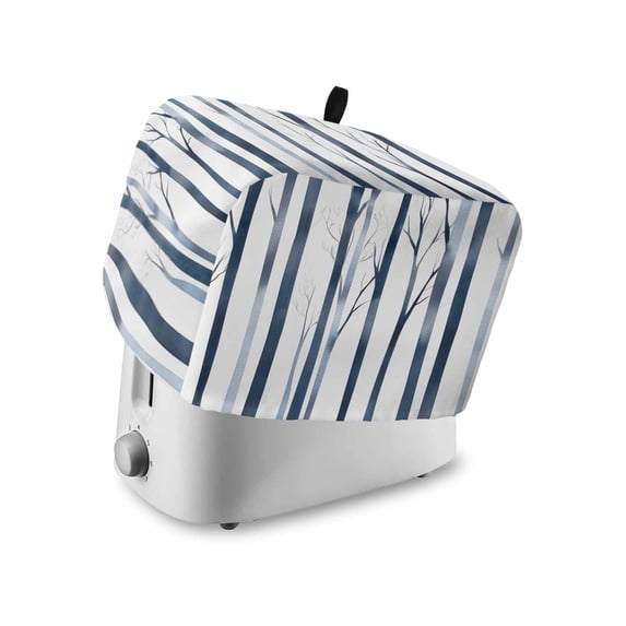 Blue Trees Toaster Cover 4 Slice, Large Kitchen Appliance Covers, Retro ...