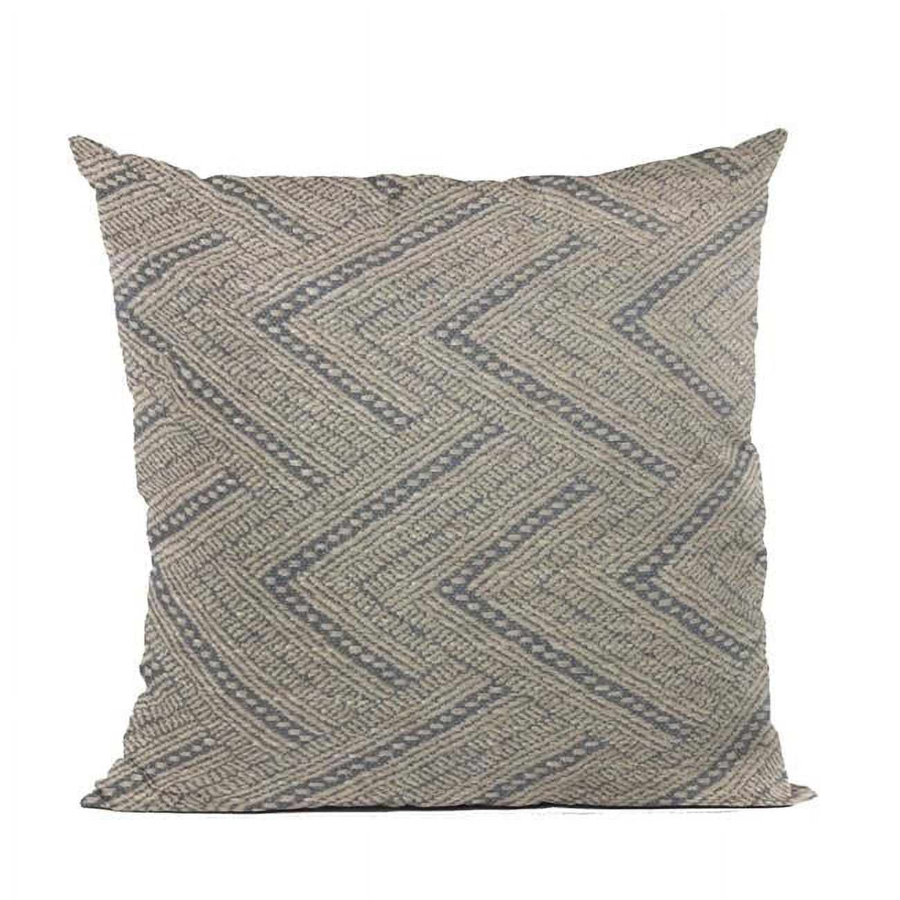Blue Triangle Chevron Luxury Throw Pillow - 16 x 16 in. - Walmart.com