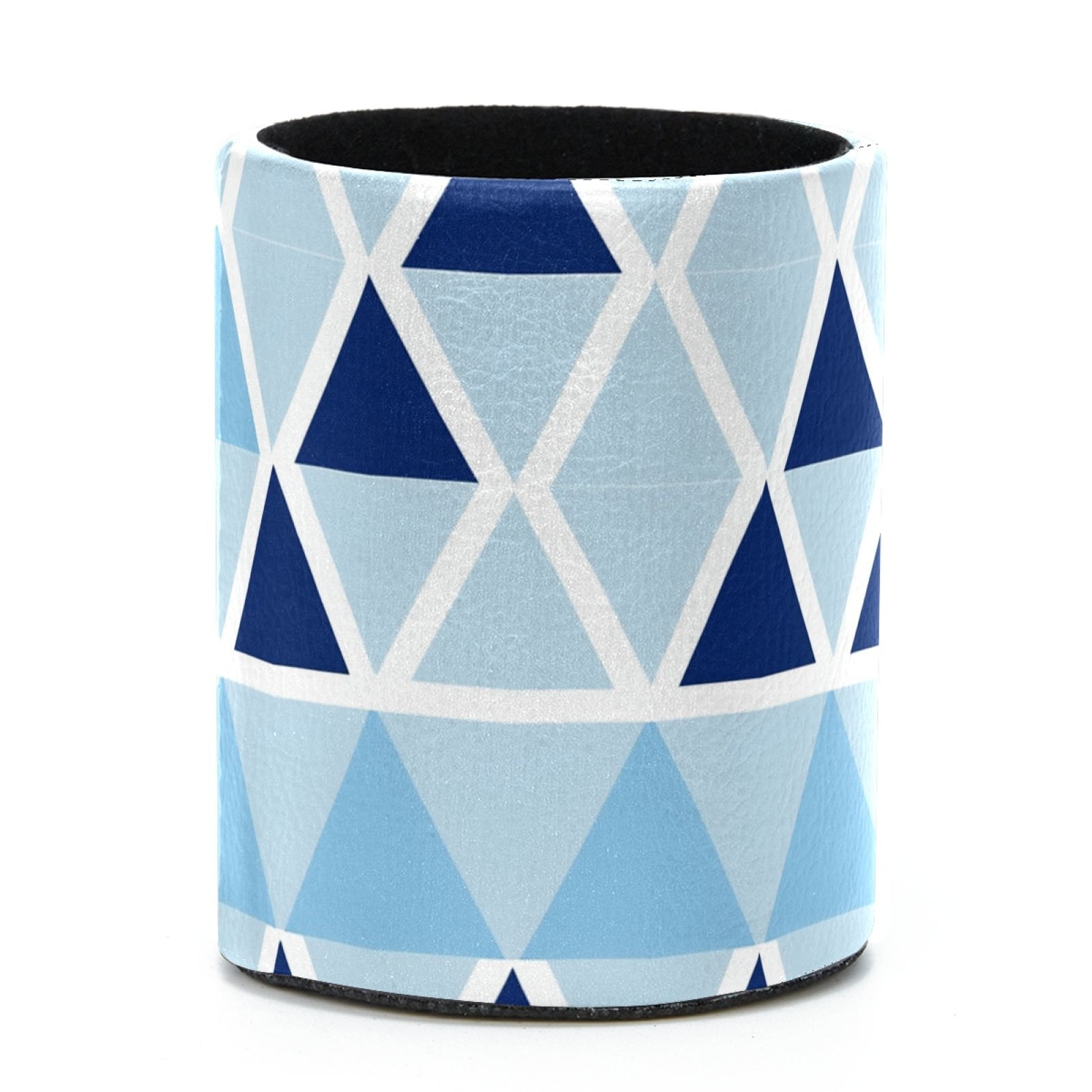 Blue Triangle Geometry,Pen Holder for Desk, Pencil Cup Storage ...
