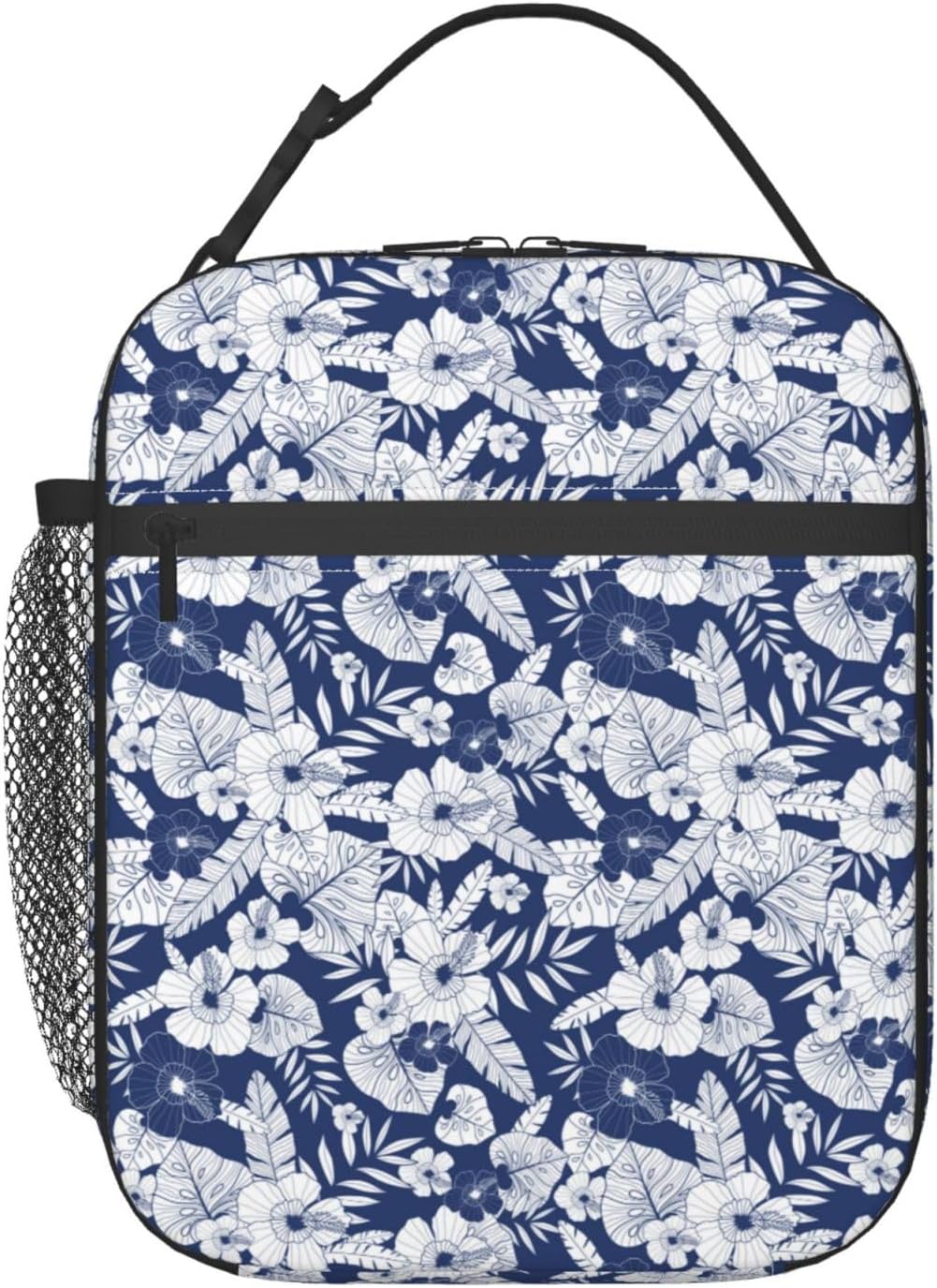 Blue Tropical Summer Hawaiian Insulated Lunch Bag, Lunch Box for Office ...
