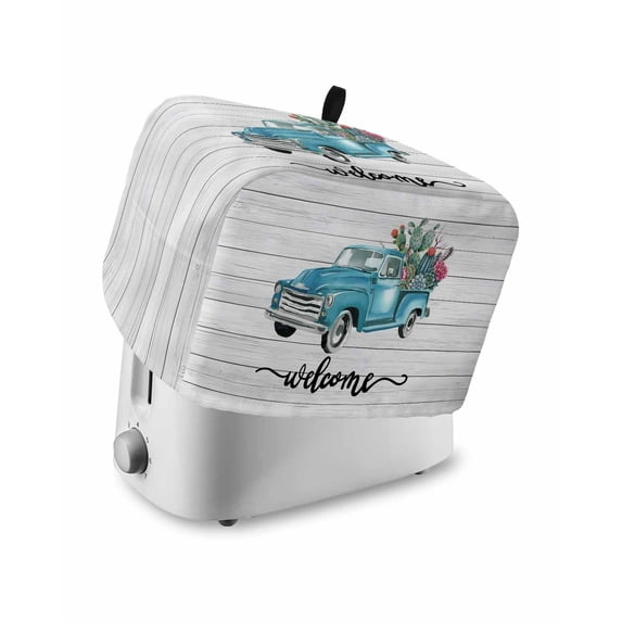 Blue Truck Toaster Cover 4 Slice, Large Kitchen Appliance Covers ...