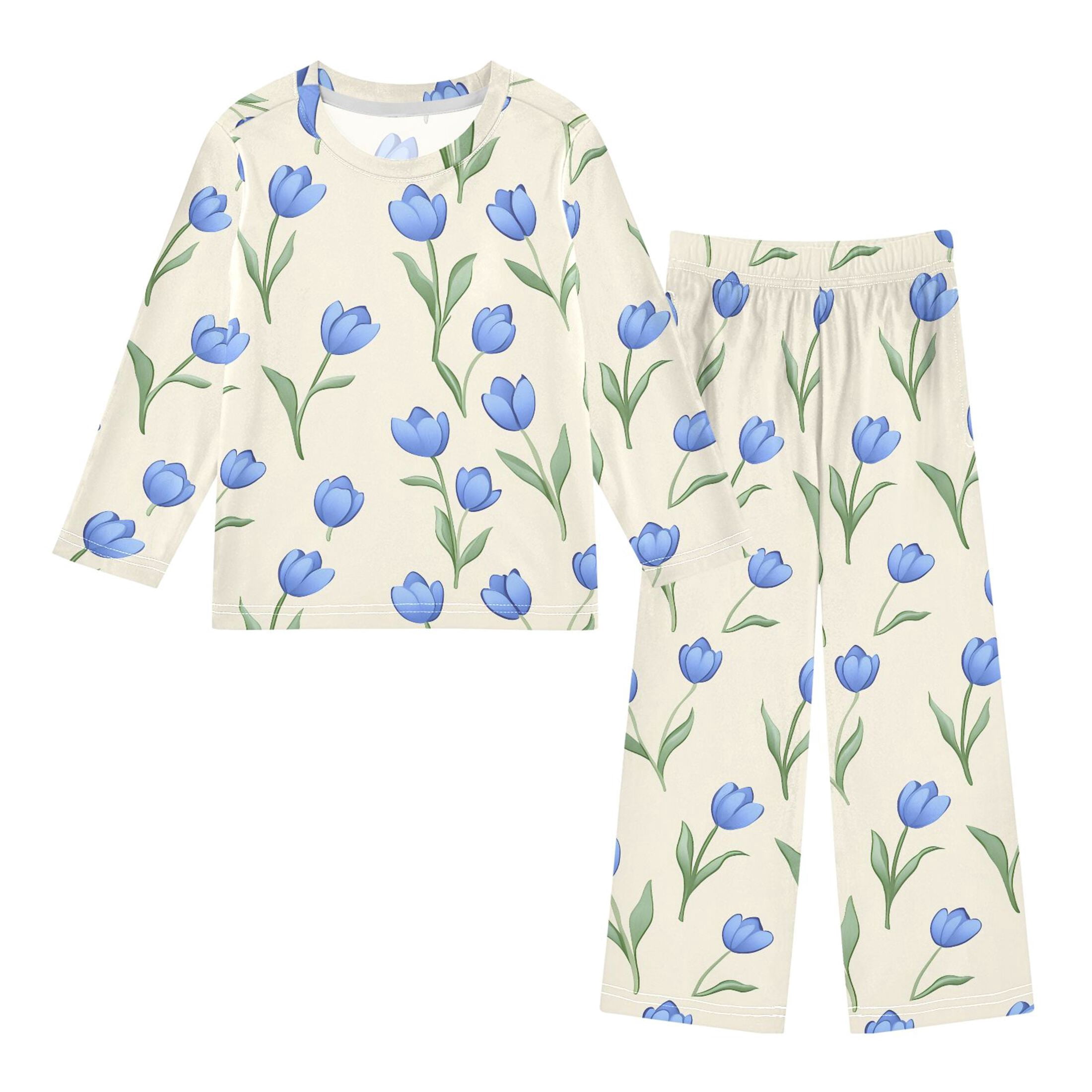 Blue Tulip Cozy Soft Long Sleeves Top and Pants 2 Piece Cool Pjs ...