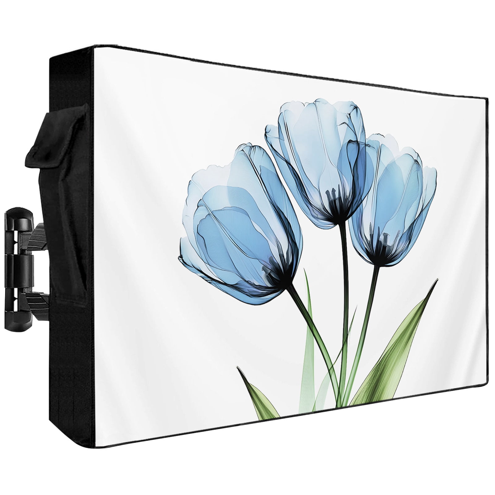 Blue Tulip Outdoor TV Cover 70 to 75 inch Country Flower Farmhouse ...