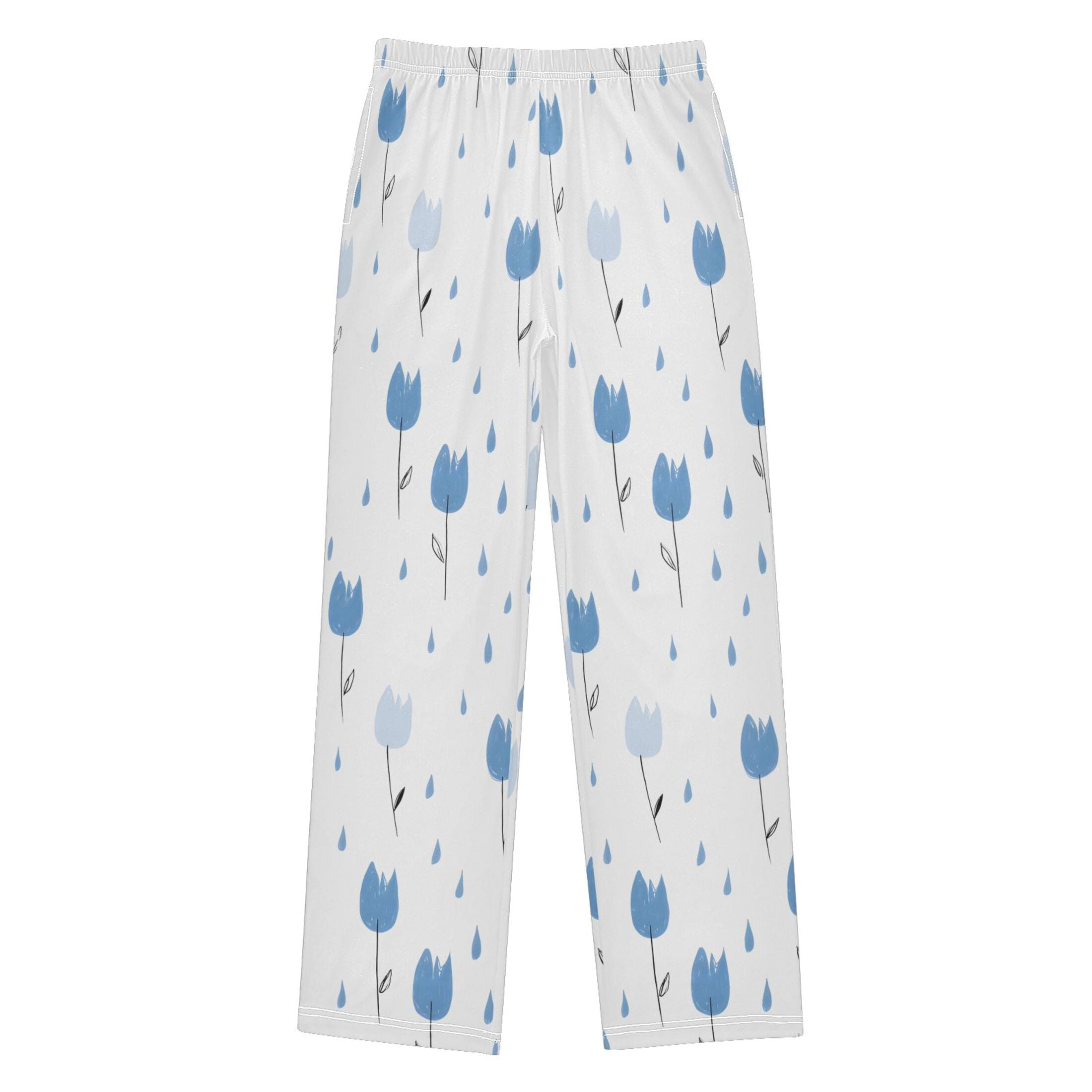 Blue Tulip Raindrops Pajama Pants Soft Lightweight Lounge Pants Bottoms ...