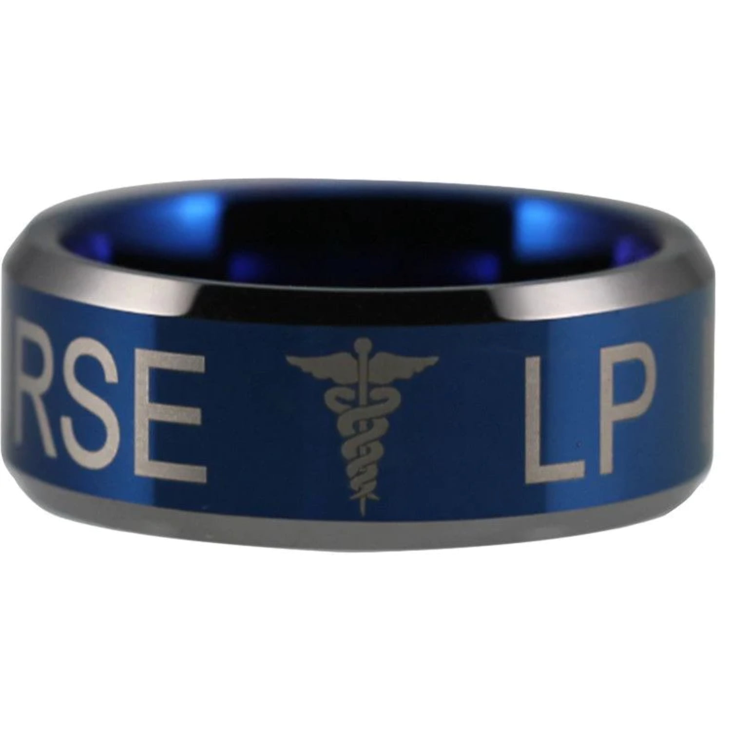 Blue Tungsten Licensed Practical Nurse New Logo Ring - Walmart.com