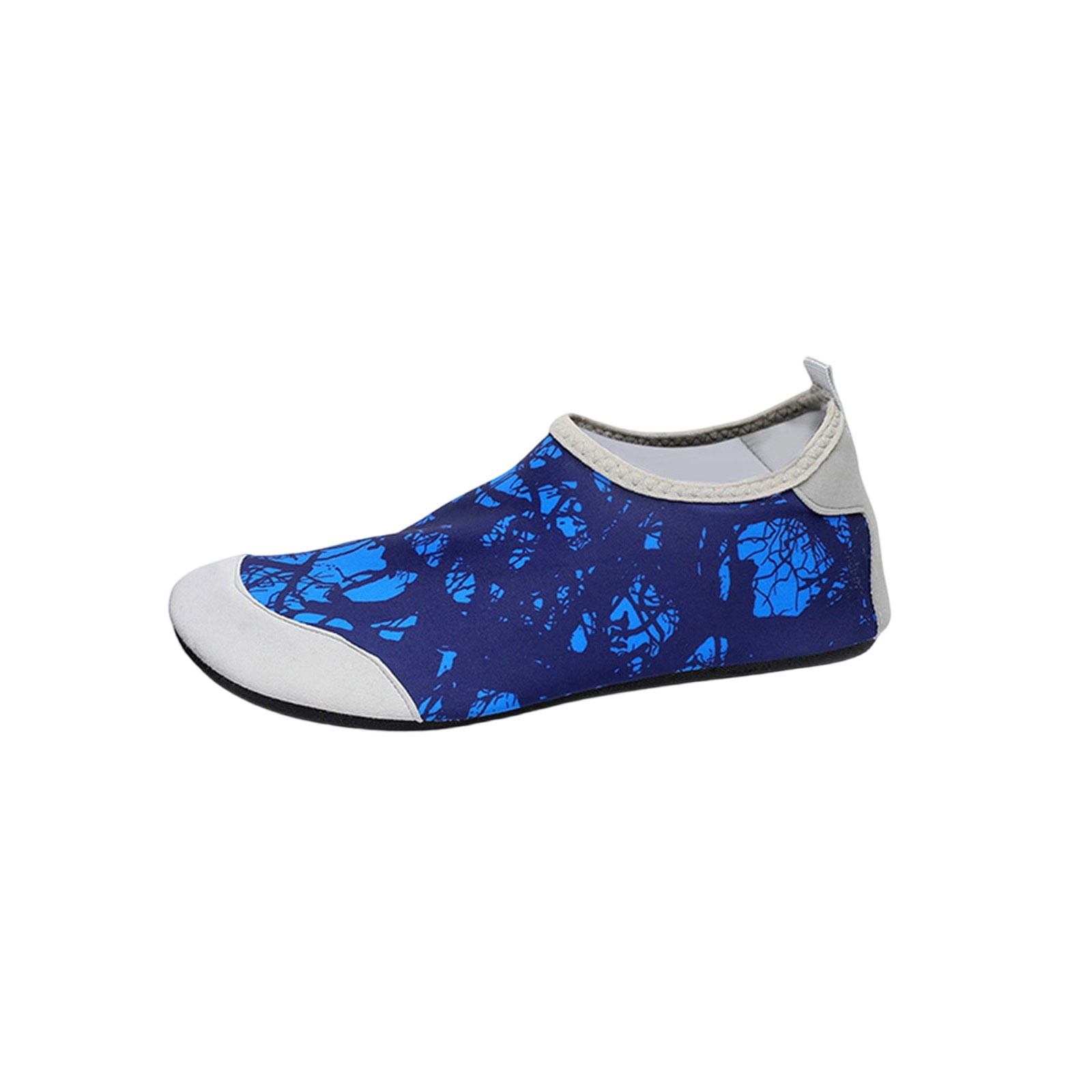 Blue Unisex Drying Water Shoes Plus Size Elastic Fabric Soft Sole ...