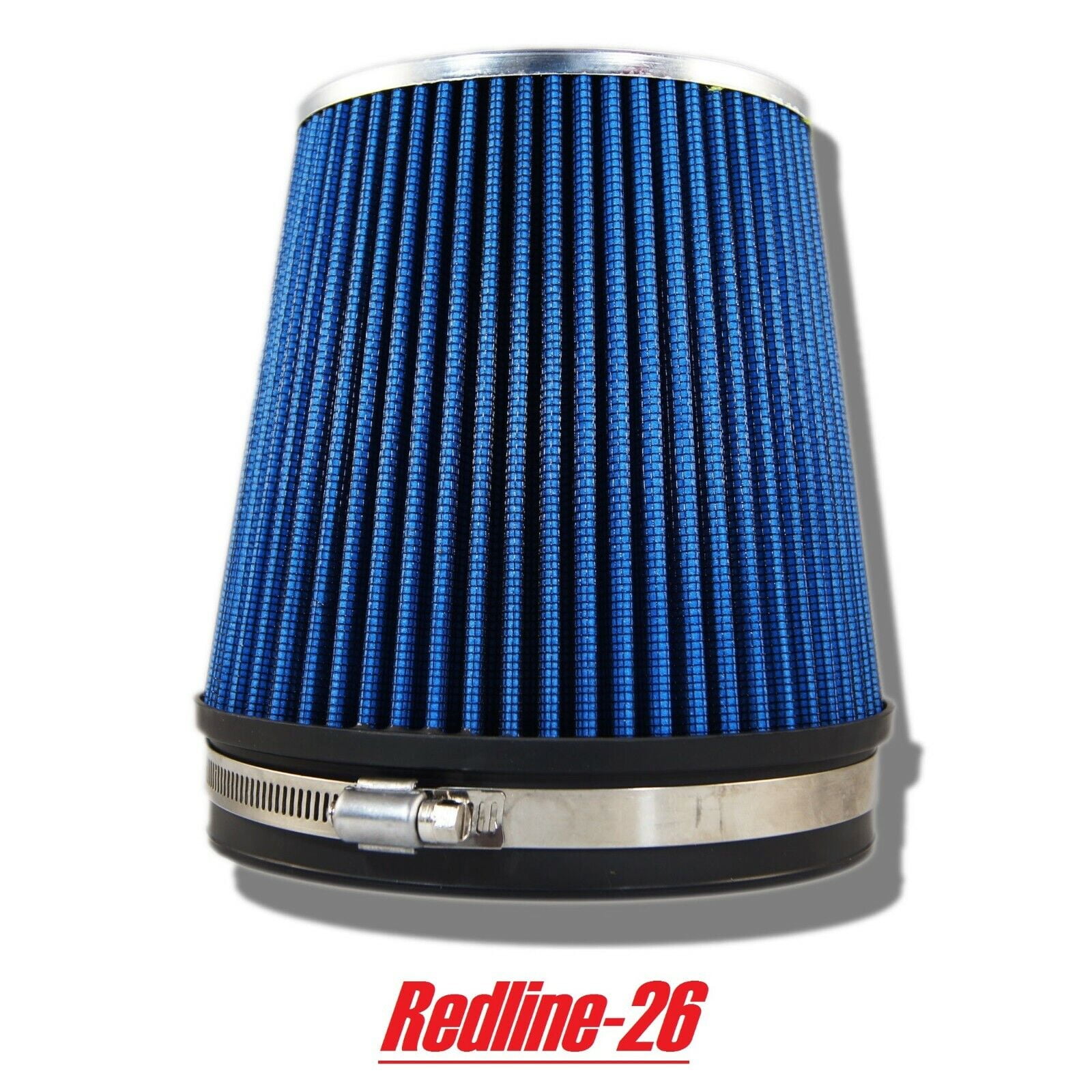 Blue Universal Short Cone Truck Cold Air Filter Replacement - Boost ...
