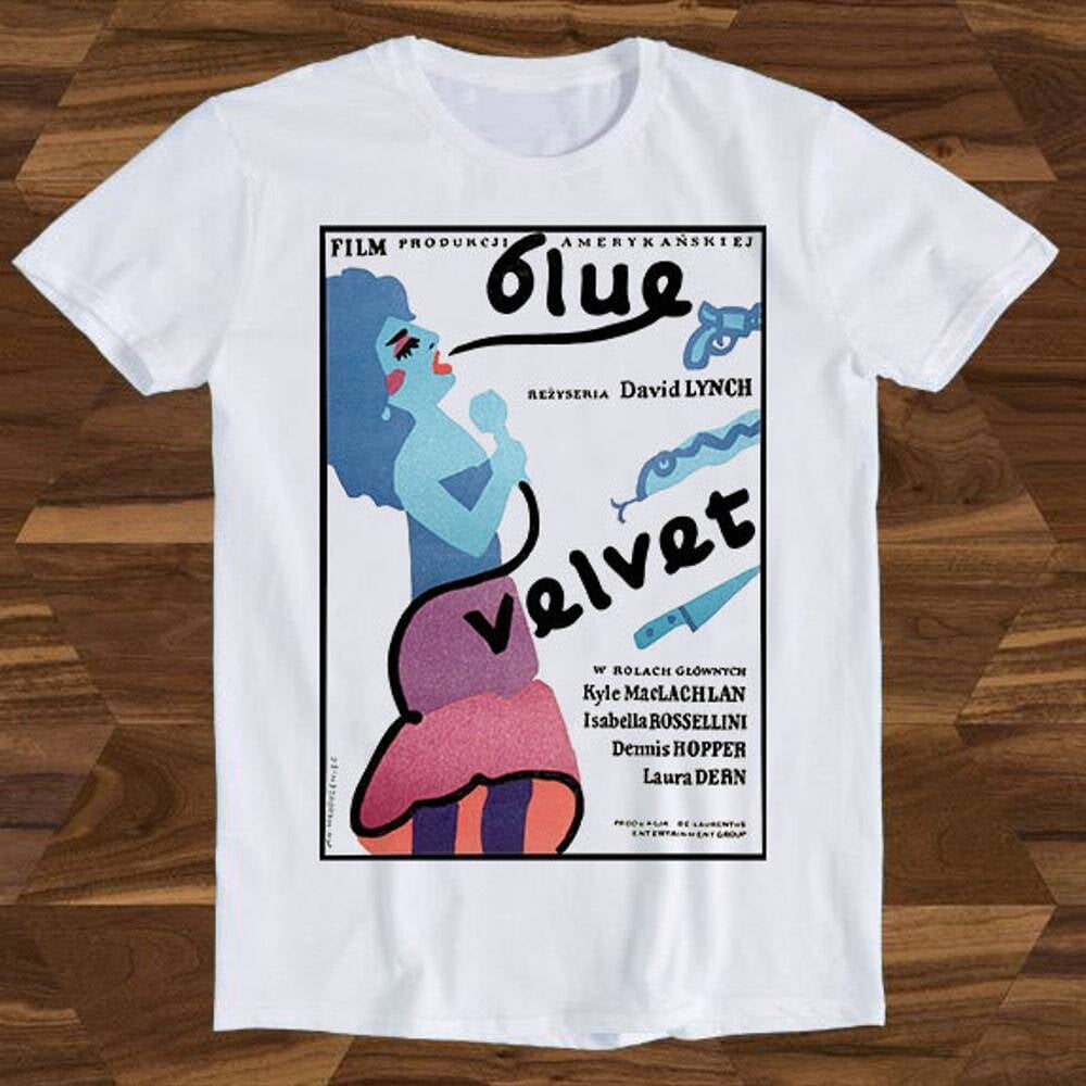 Blue Velvet 80s Cult Movie Polish Poster David Lynch Birthday Design ...