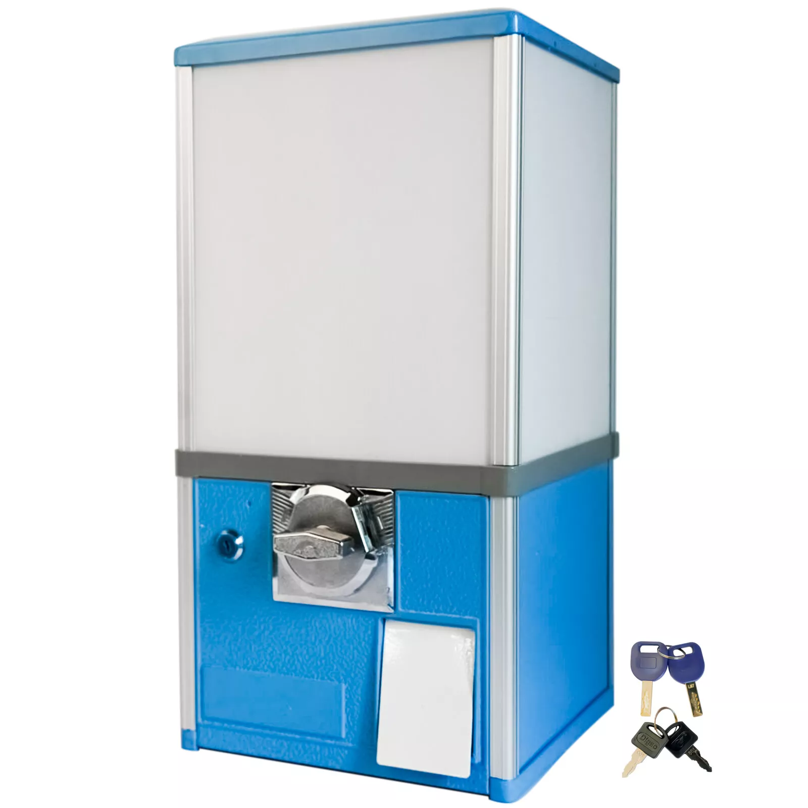 Blue Vending Machine Commercial Candy Gumball Machine for Game Retail ...