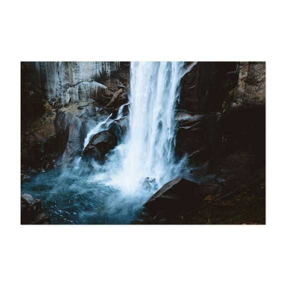 Blue Vernal Fall - California,Photography Unframed Wall Art Print 8 x ...
