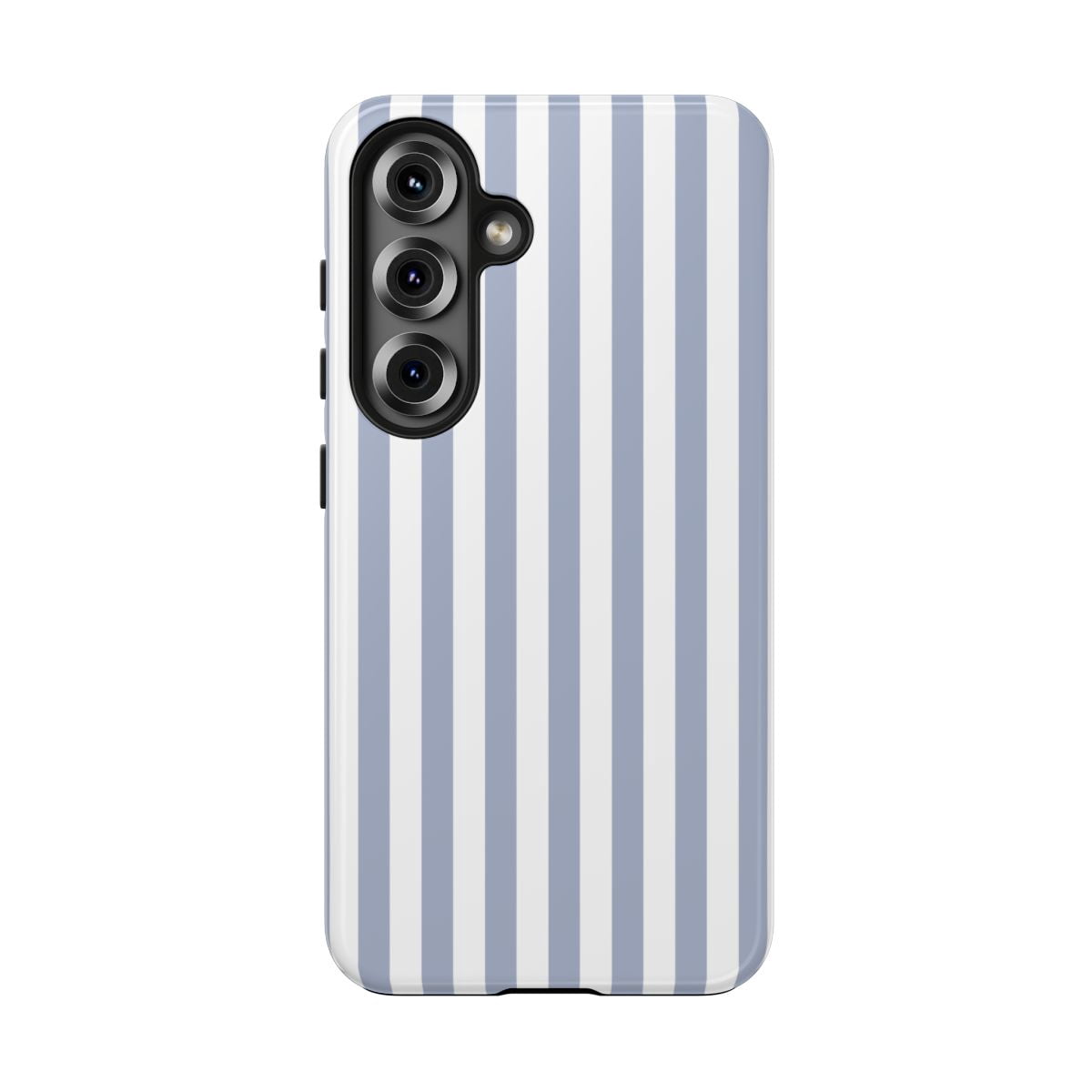 Blue Vertical Stripe Tough Phone Case Compatible with Galaxy S21, S22 ...