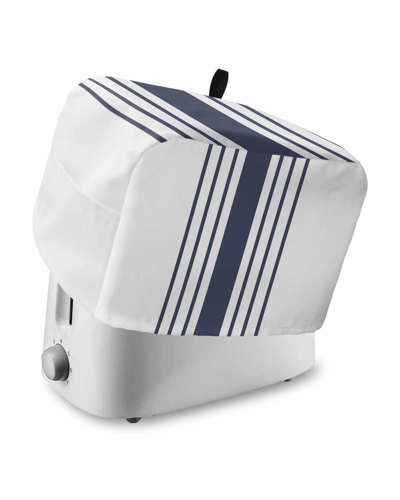 Blue Vertical Striped Small Toaster Cover 2 Slice, Kitchen Appliance ...